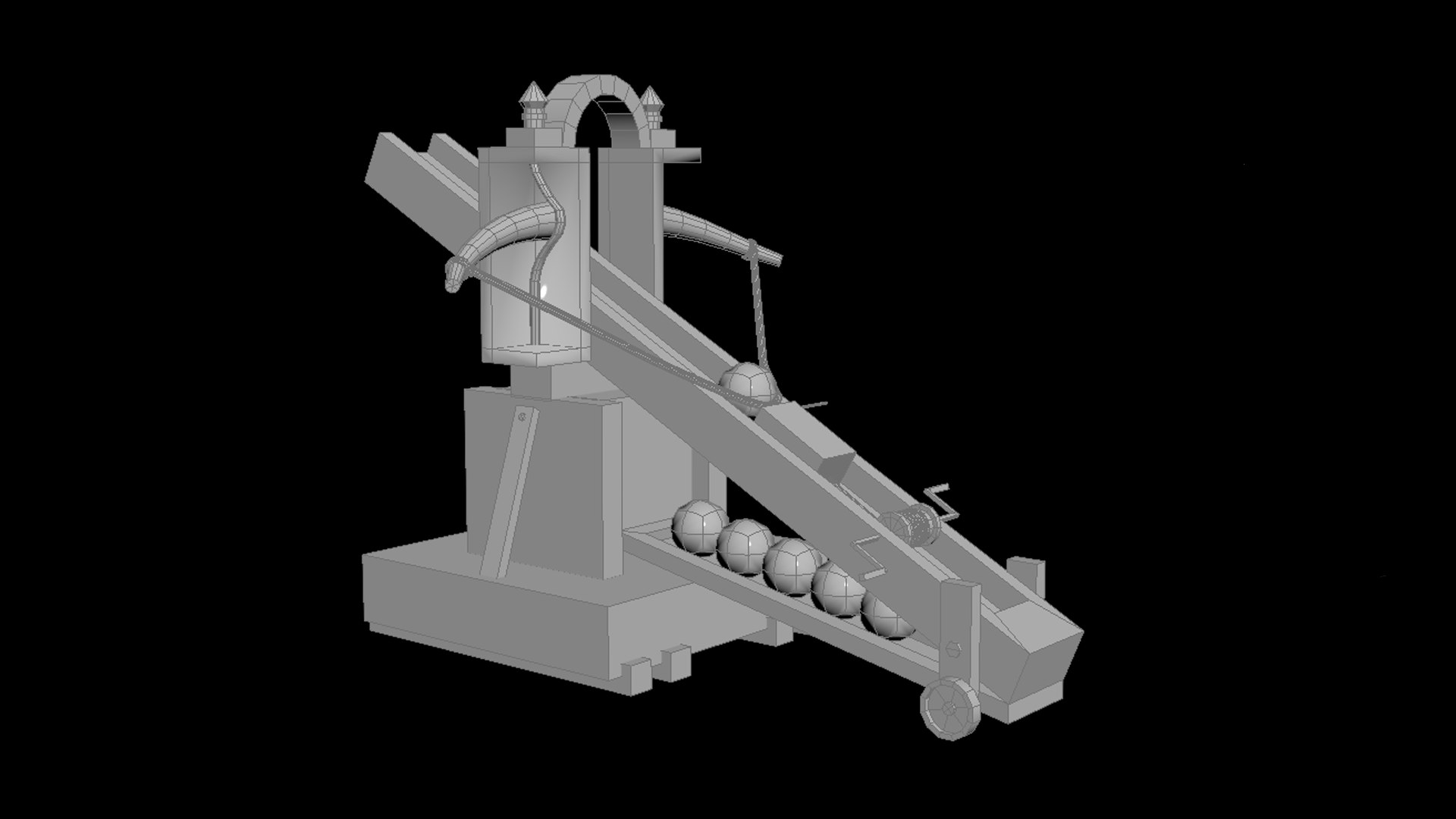 Medieval Springald 3D - TurboSquid 1734226