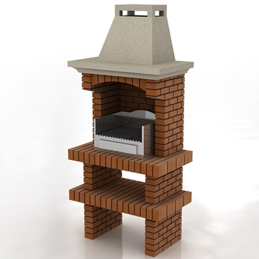3d barbecue model
