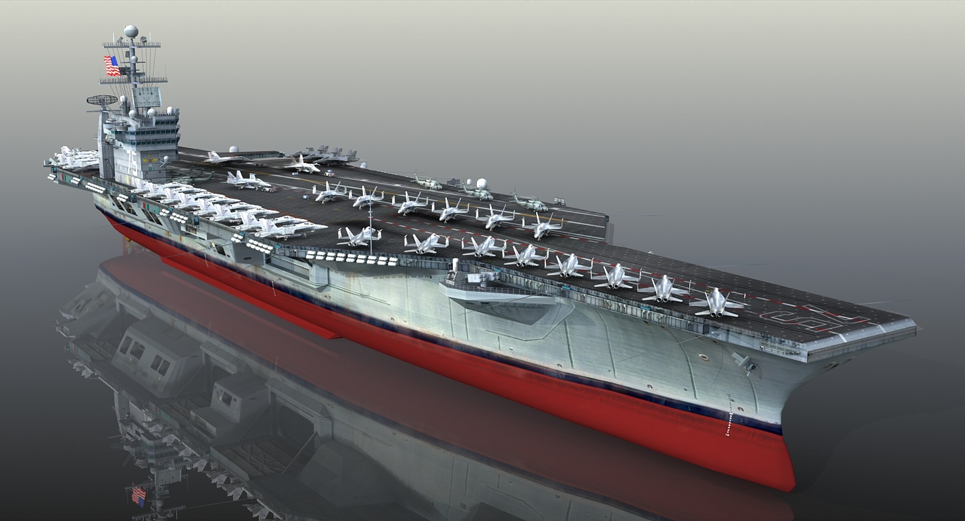 Uss Harry S Truman 3d Model