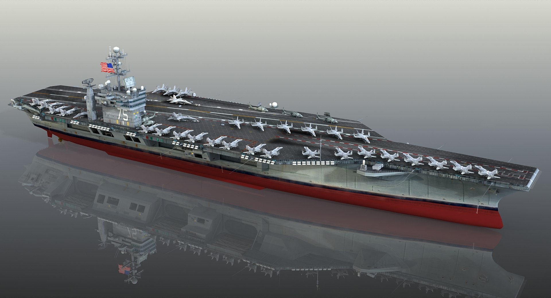Uss Harry S Truman 3d Model