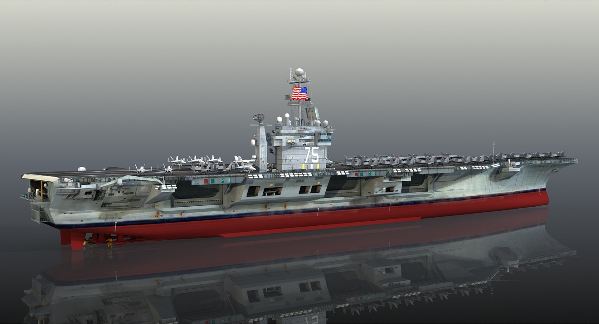 Uss Harry S Truman 3d Model