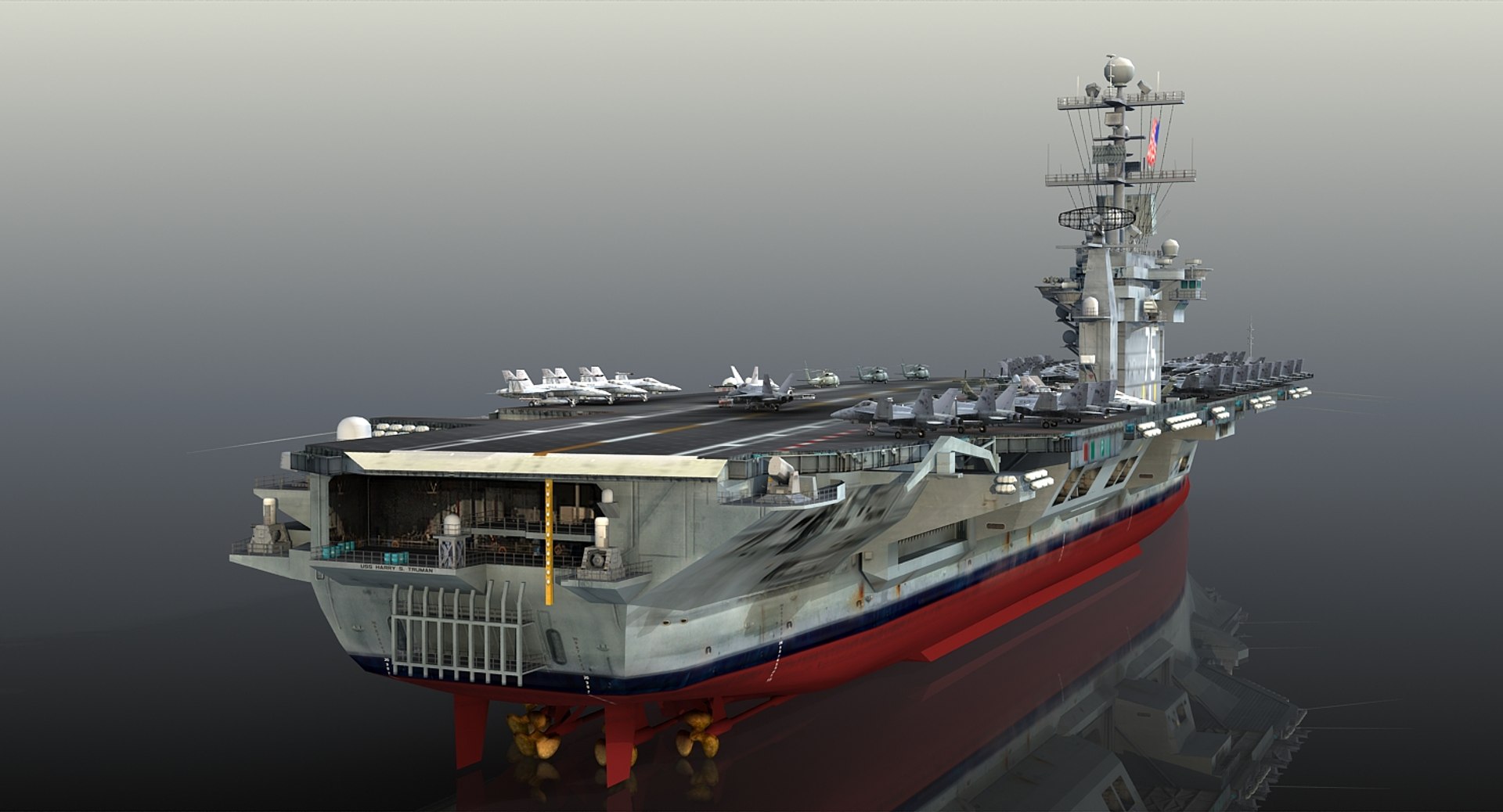 Uss Harry S Truman 3d Model