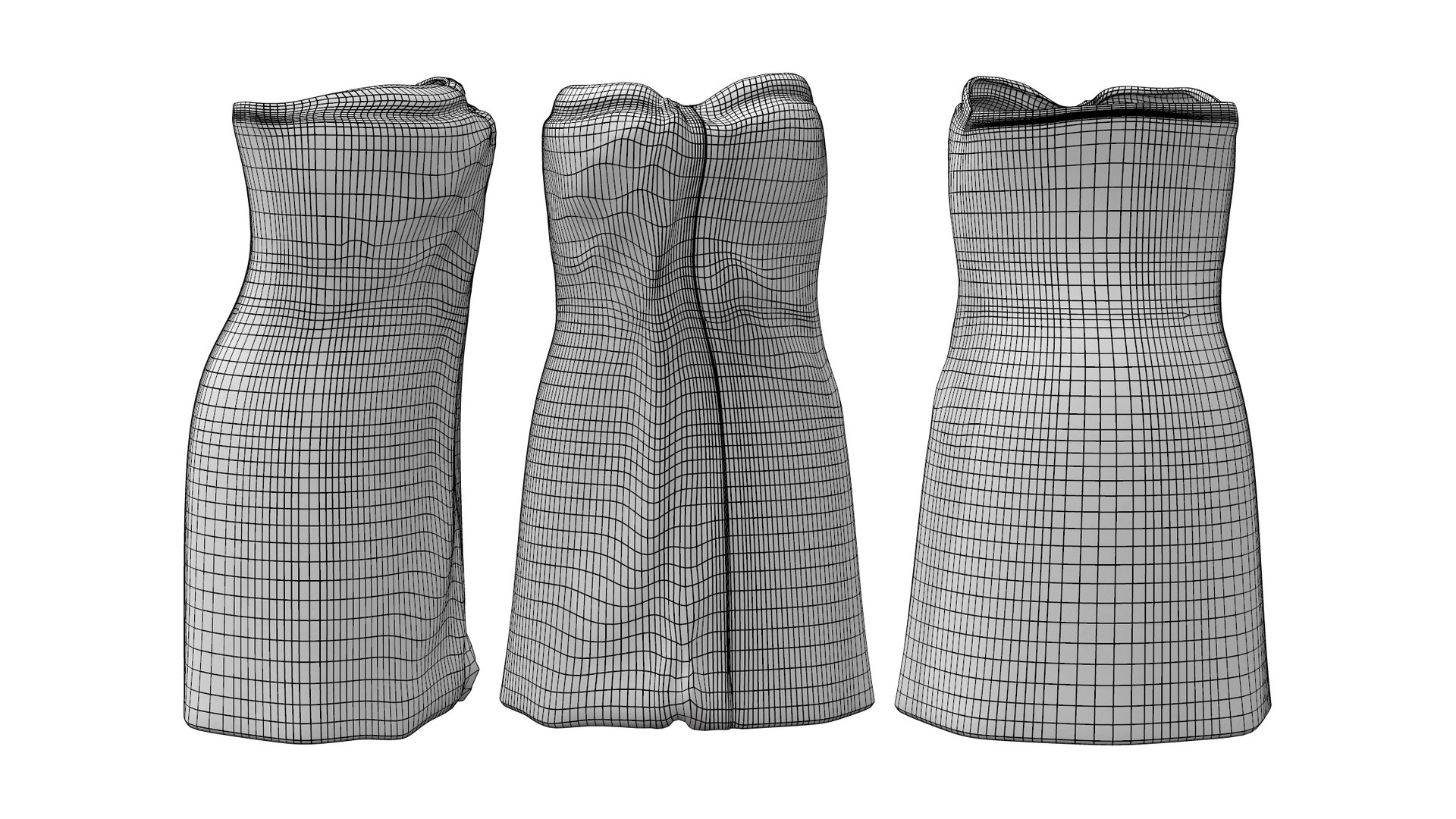 Wrapped Body Around Bath Towel 3D Model - TurboSquid 1737902