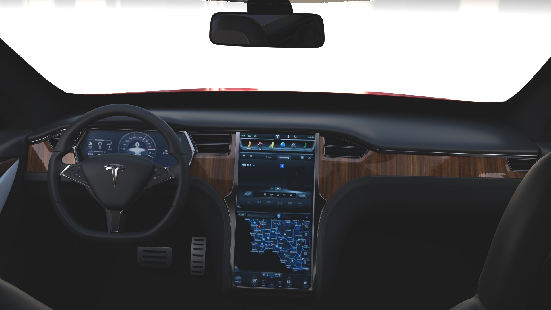 3D Tesla X Interior Chassis - TurboSquid 1209063