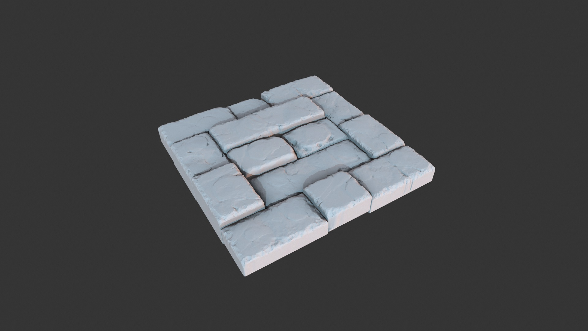 2 Tileable Stones Tiles 3d Model