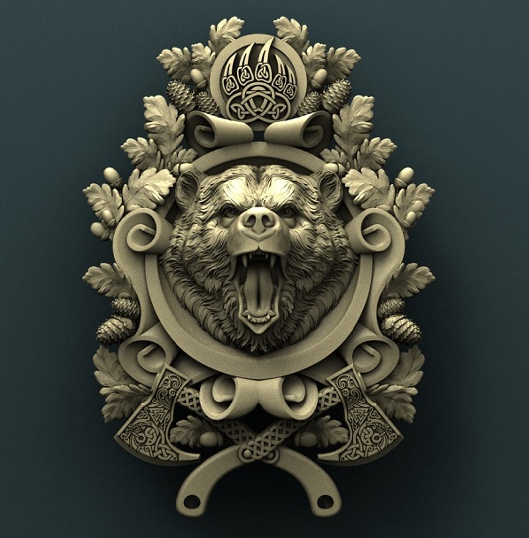 3D Bear Cnc - TurboSquid 1320486