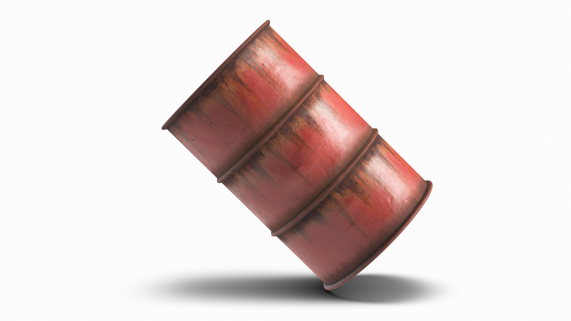 3d Model Red Barrel