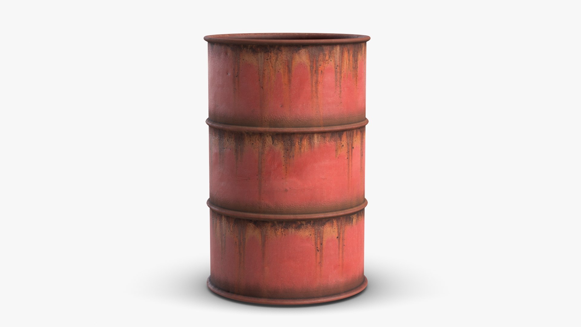 3d Model Red Barrel