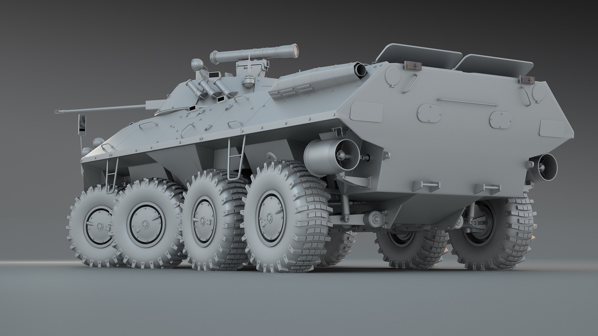 3D Btr-90 Rostok Apc - TurboSquid 1326603