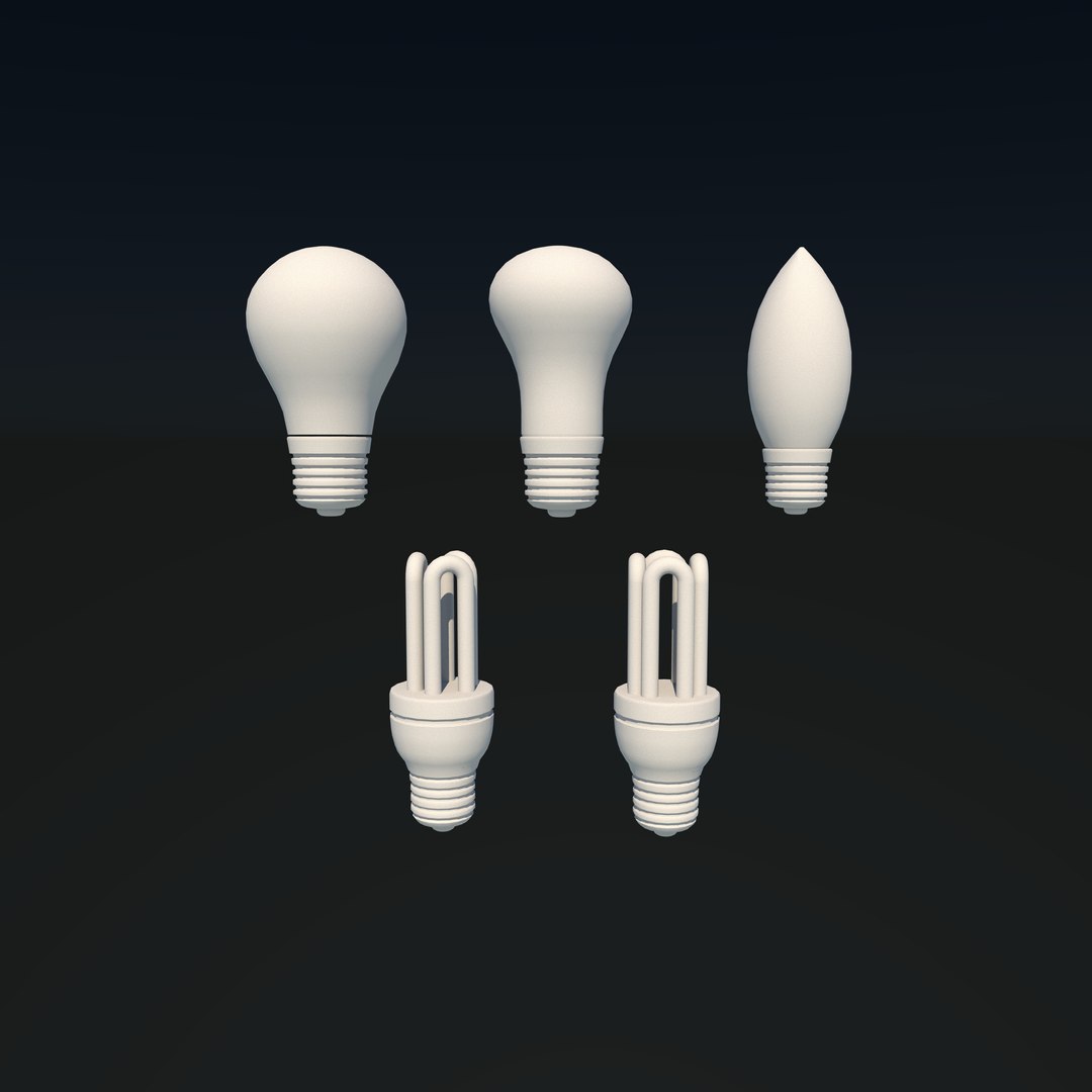 Light Bulbs 3D Model 3D - TurboSquid 2344439