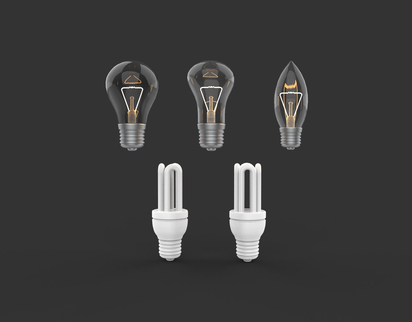 Light Bulbs 3D Model 3D - TurboSquid 2344439
