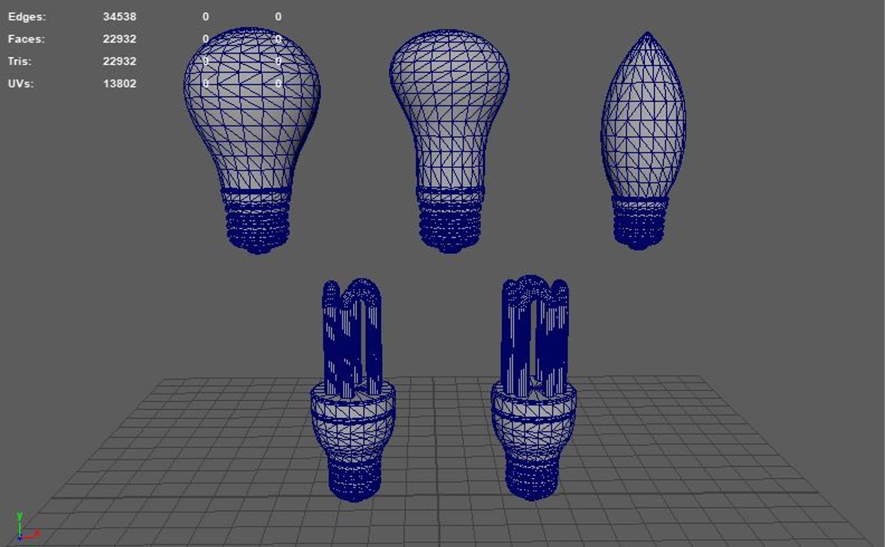 Light Bulbs 3D Model 3D - TurboSquid 2344439