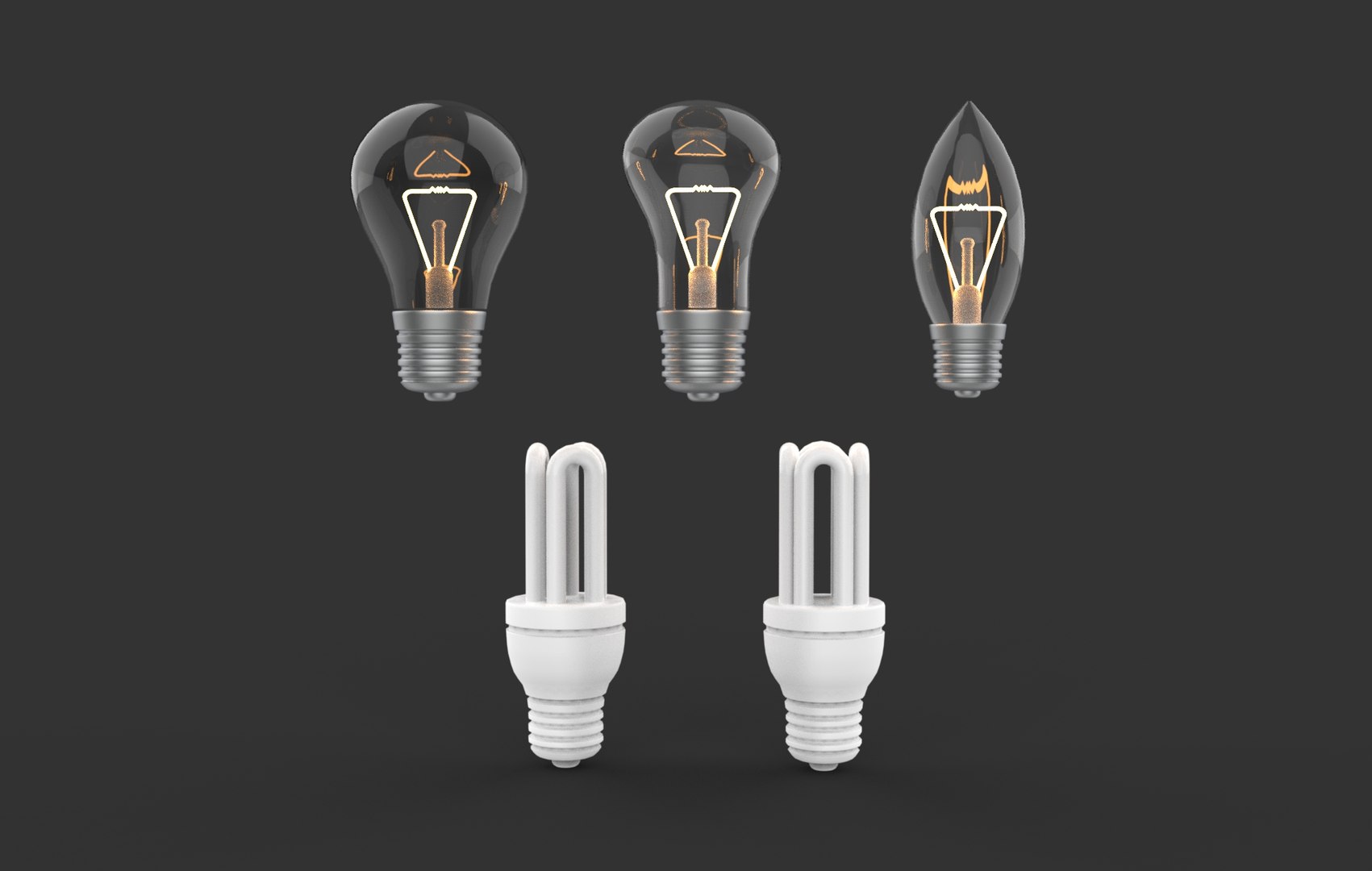Light Bulbs 3D Model 3D - TurboSquid 2344439
