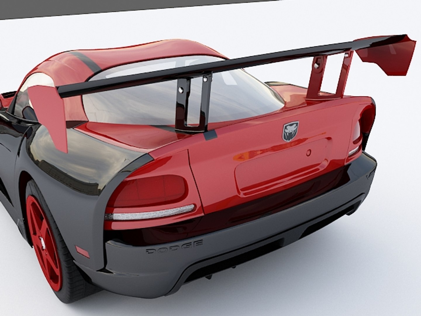 3d 2010 Dodge Viper Acr Model