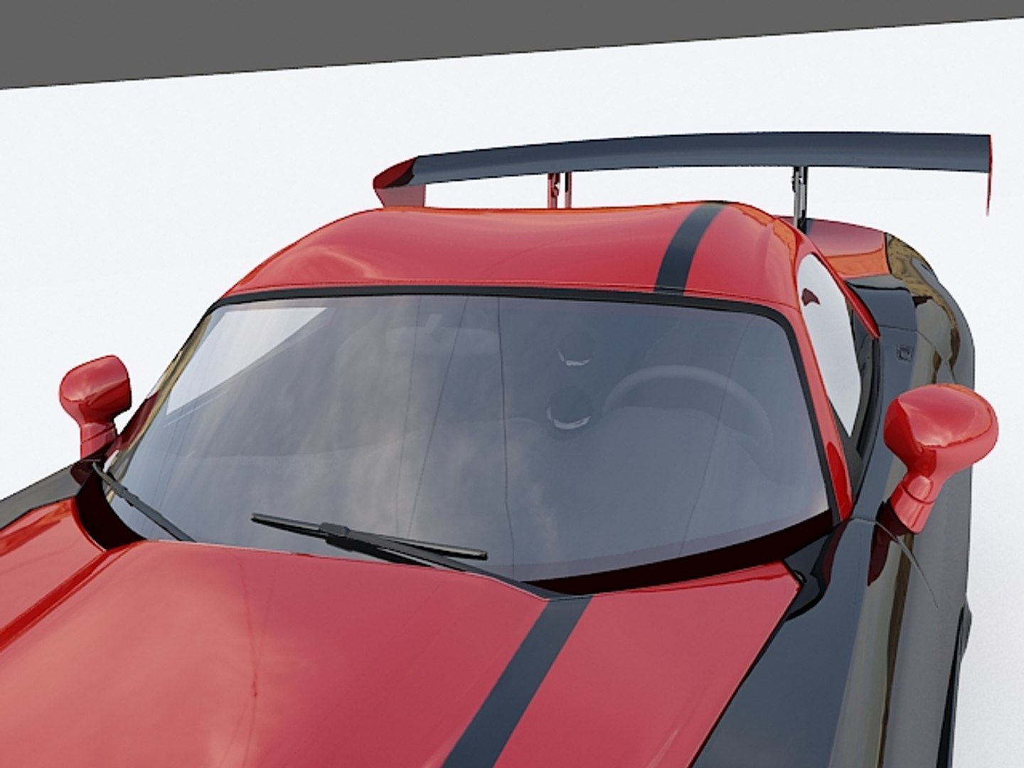 3d 2010 Dodge Viper Acr Model