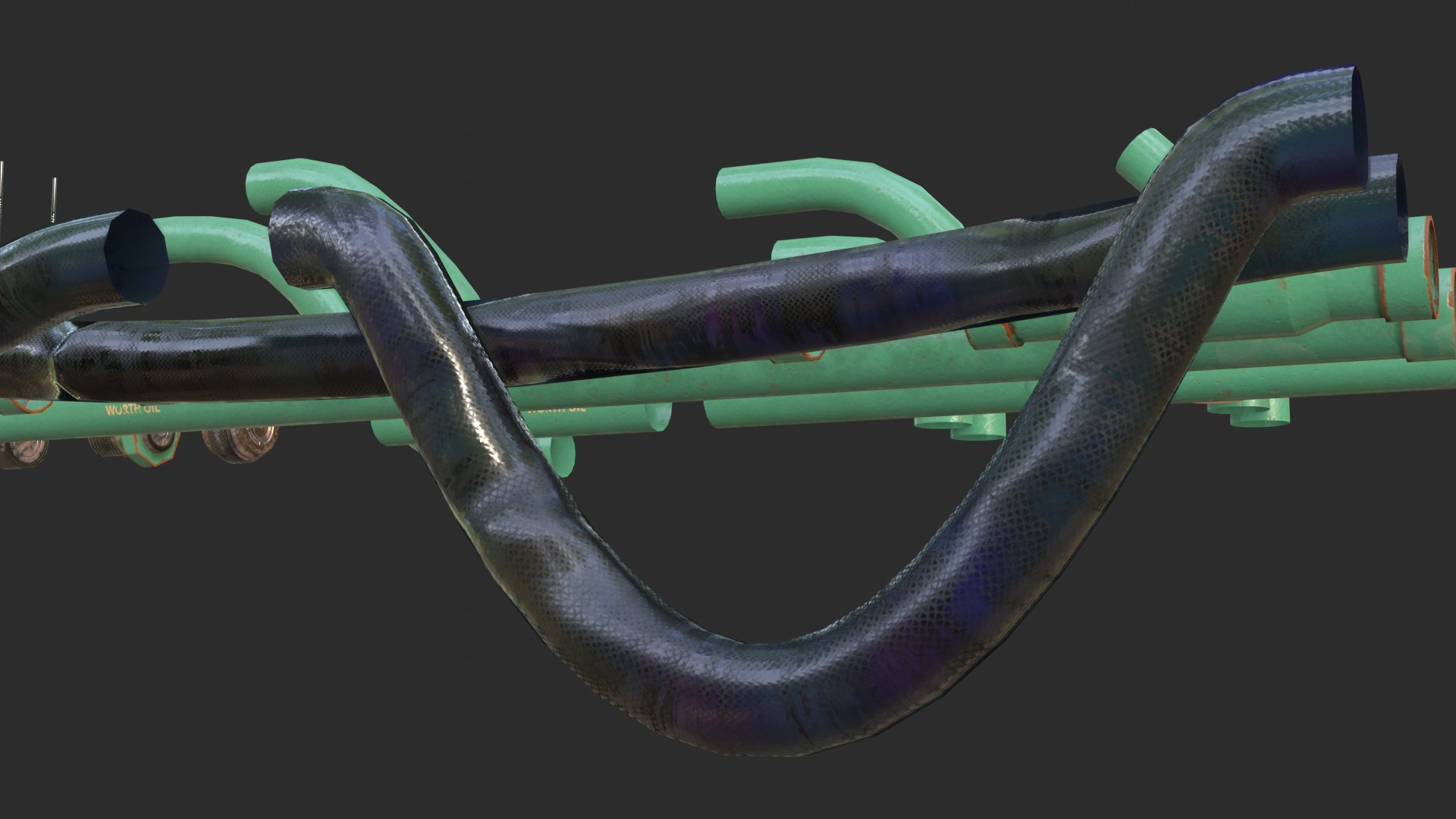 3D pipe modular pipeline - TurboSquid 1671133