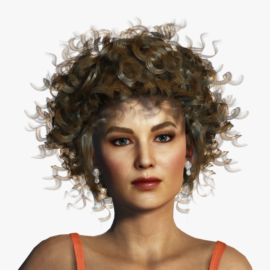 3D модель Jennifer Lawrence Rigged - 2500 Free animations tutorial Low ...