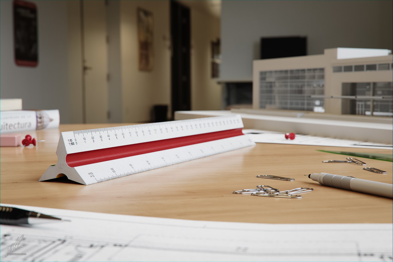 3D Scale Ruler - TurboSquid 1276728