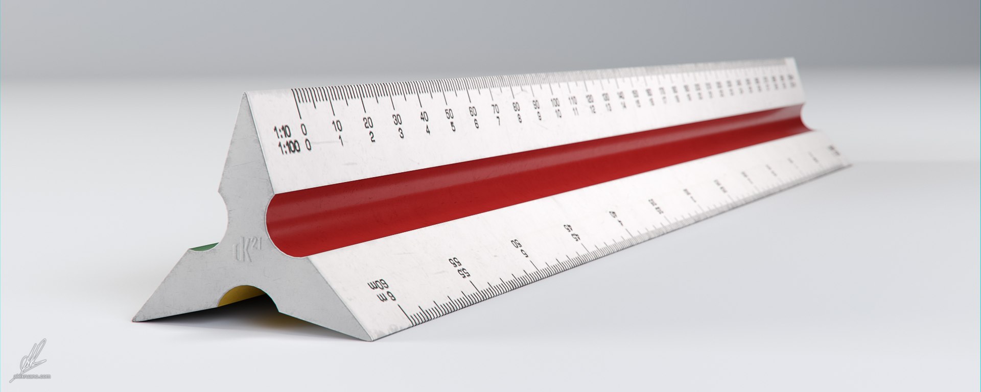 3D Scale Ruler - TurboSquid 1276728
