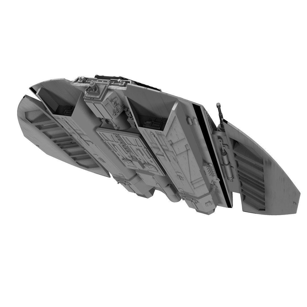 3d Cylon Raider Battlestar Galactica Model