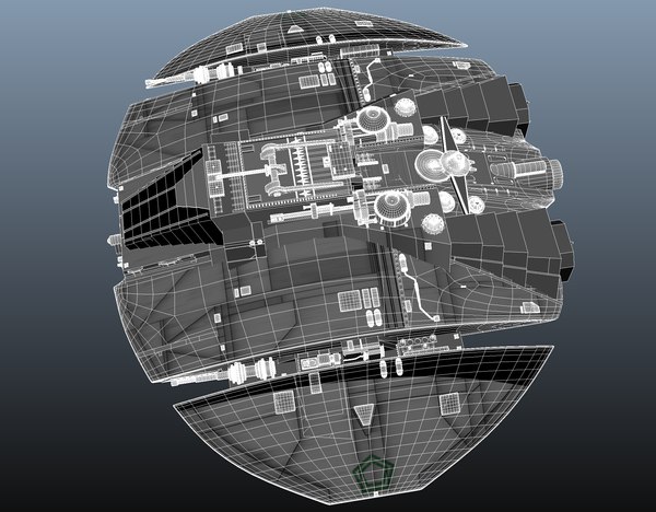 3d cylon raider battlestar galactica model