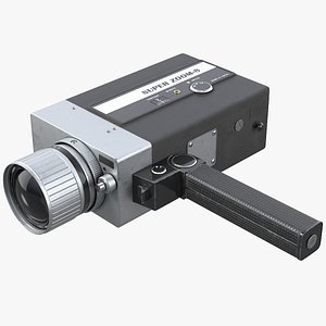 Download 3D Super 8 Camera OBJ Models - TurboSquid