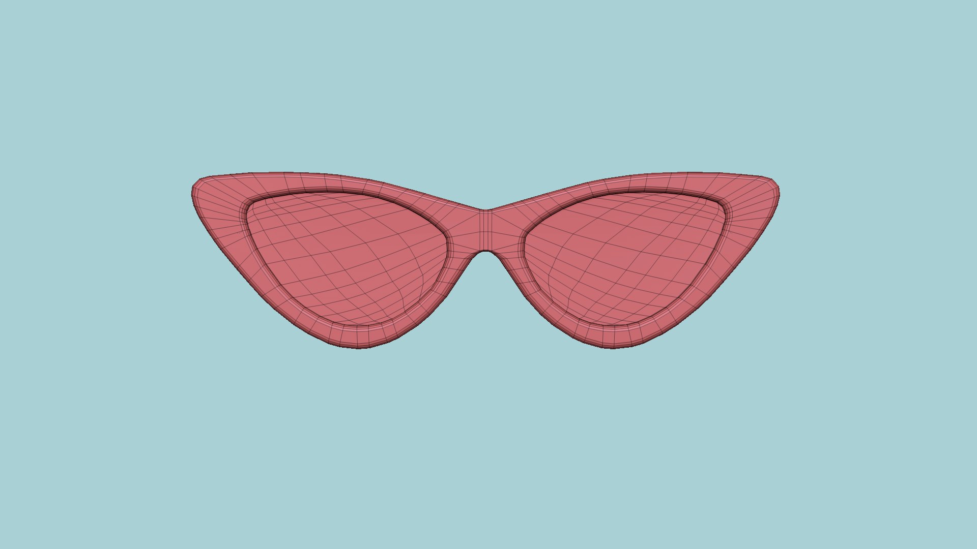 3D Model Sunglass Vintage B03 White - Character Design Fashion ...