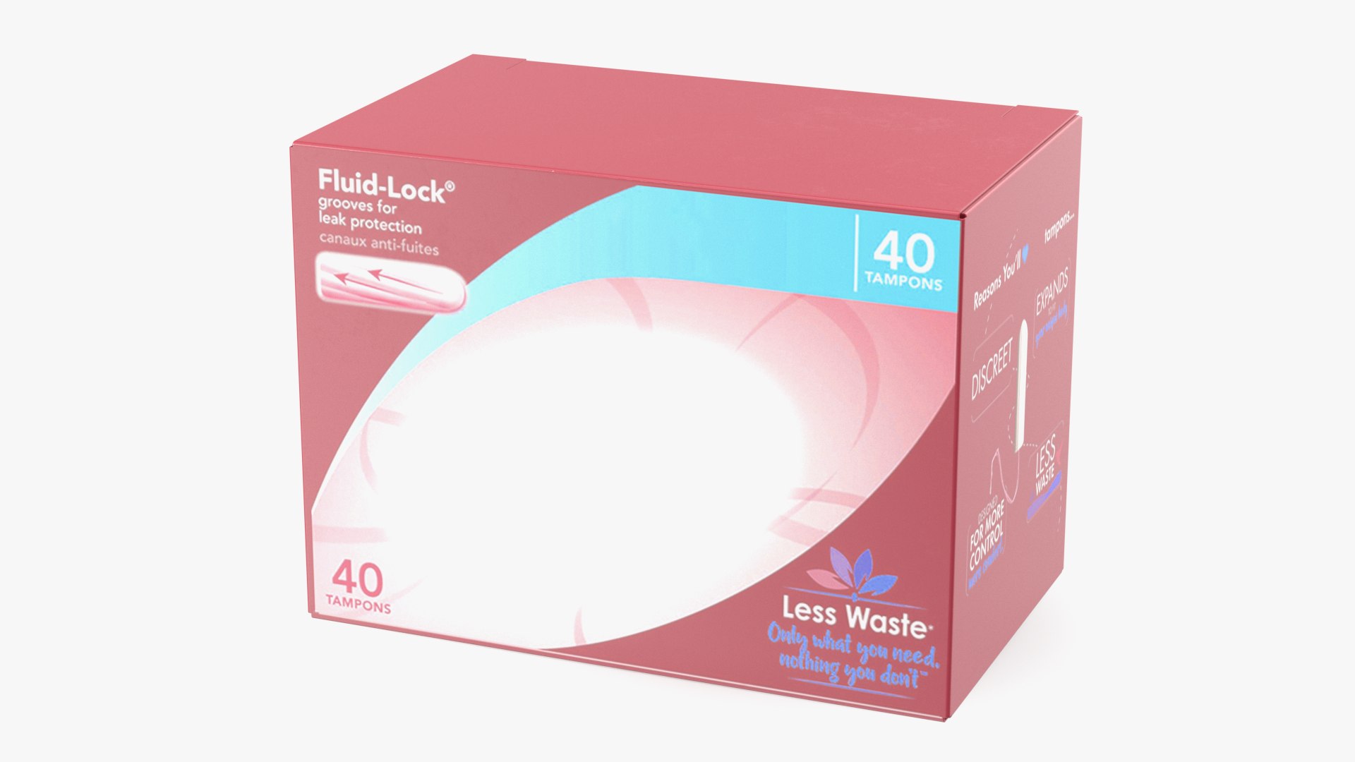 Menstrual Tampons Package 3D Model - TurboSquid 2164583