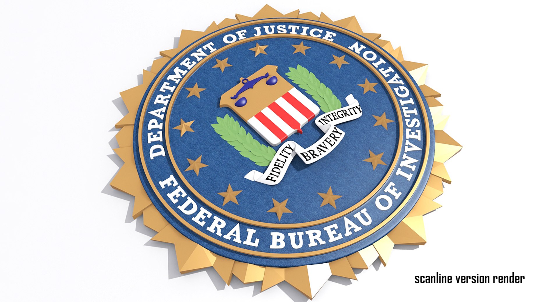 Fbi Seal 3D Model - TurboSquid 1197268