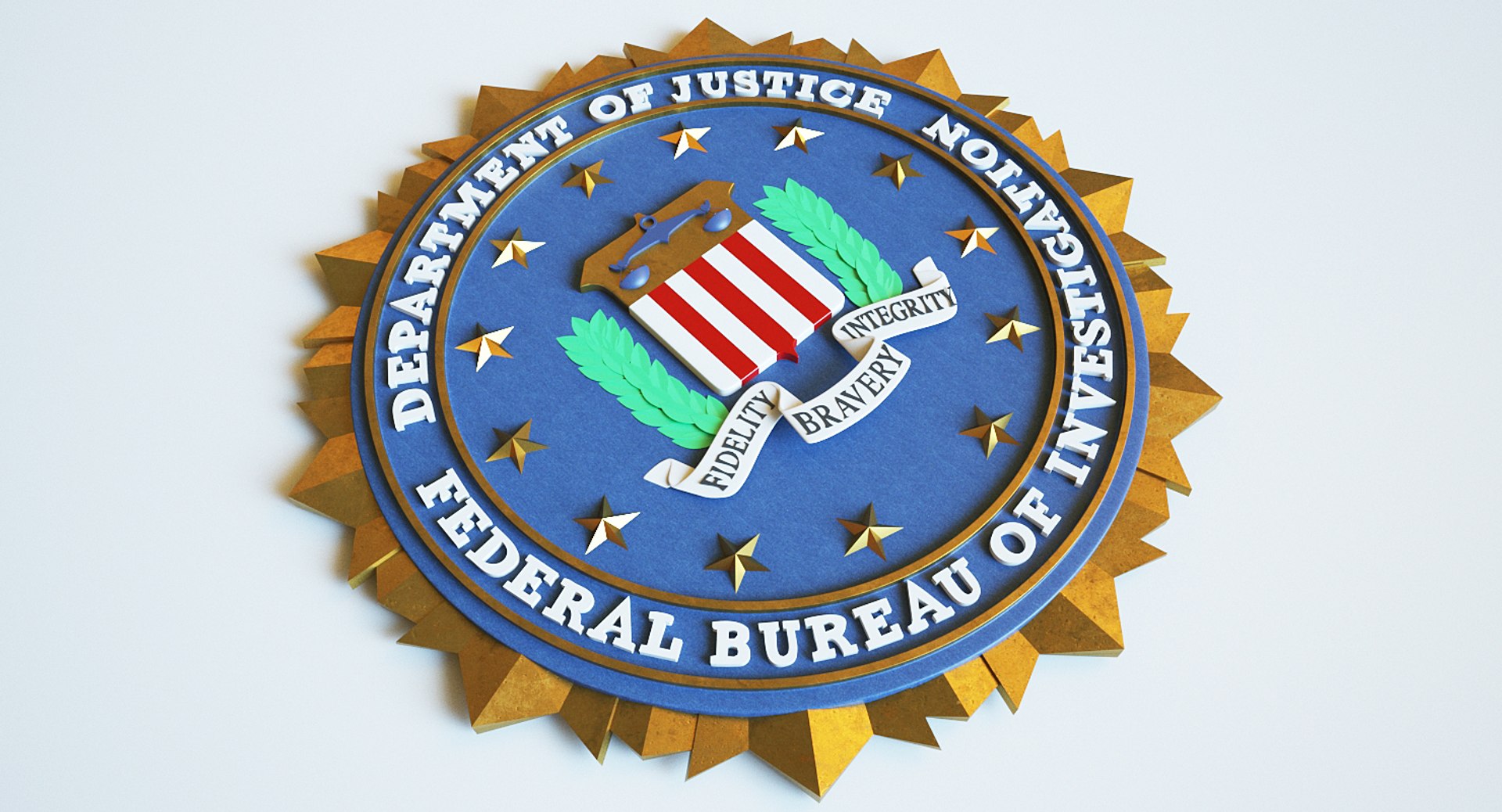 Fbi Seal 3D Model - TurboSquid 1197268