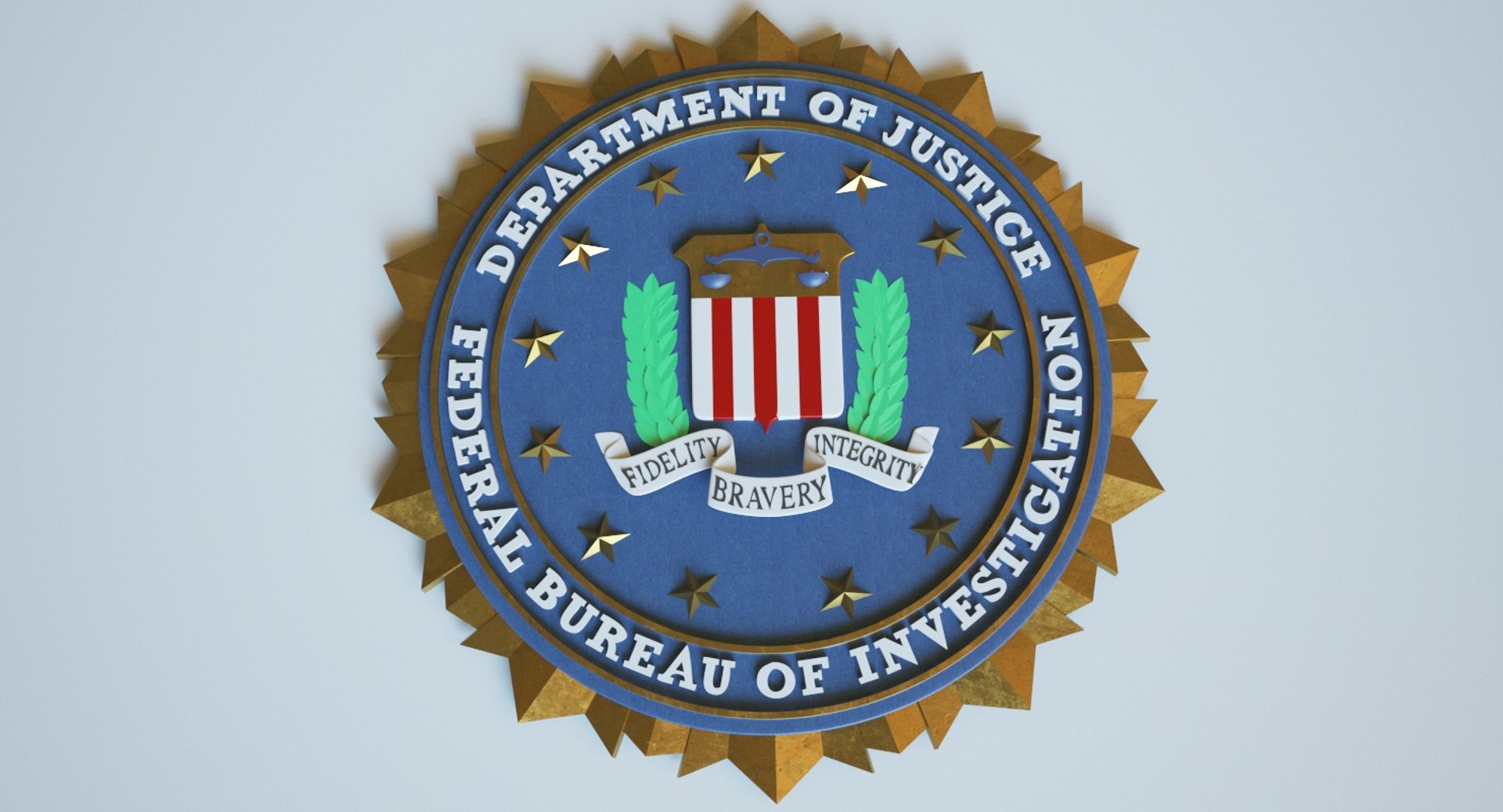 Fbi Seal 3D Model - TurboSquid 1197268