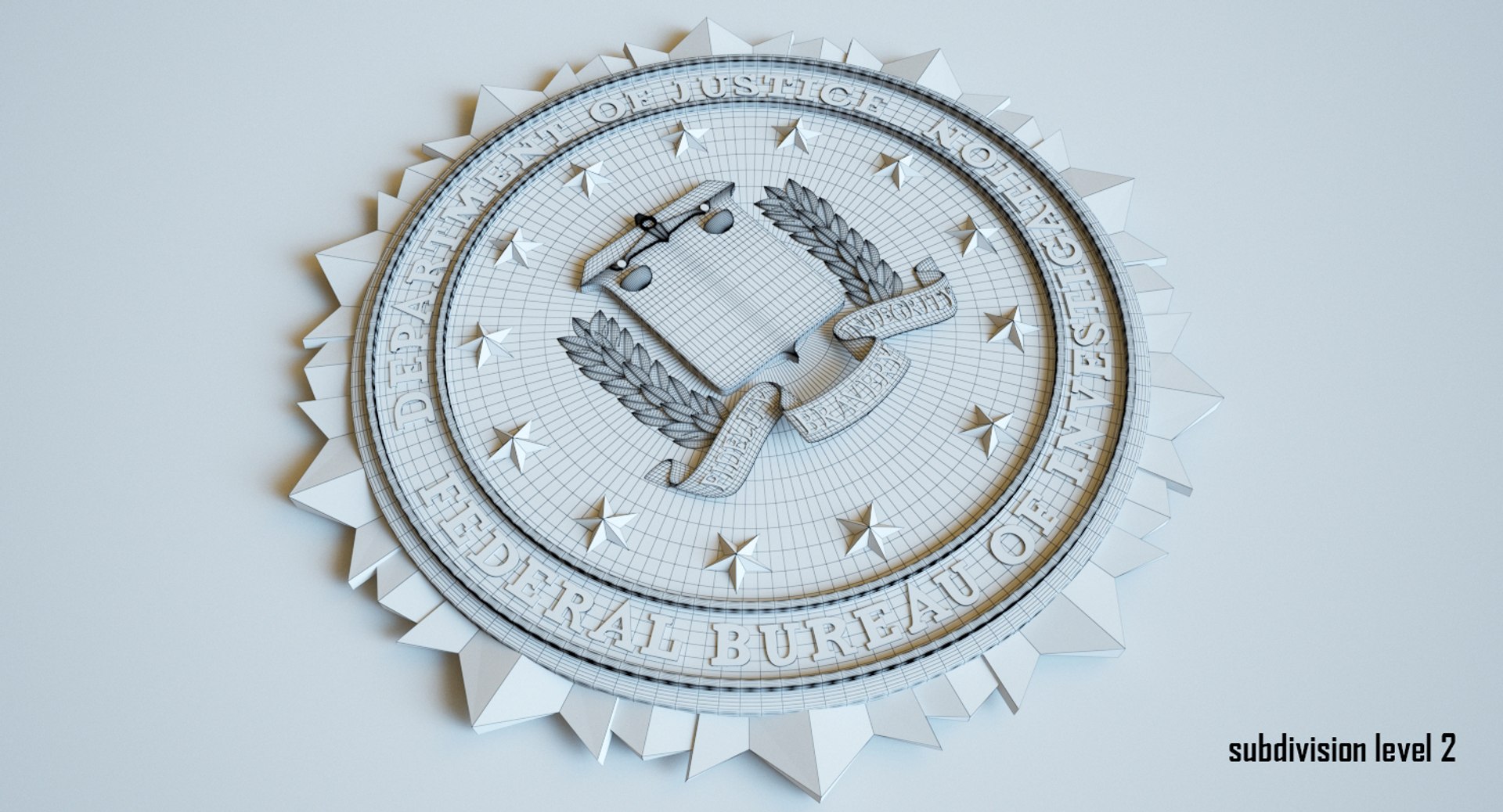 Fbi Seal 3D Model - TurboSquid 1197268
