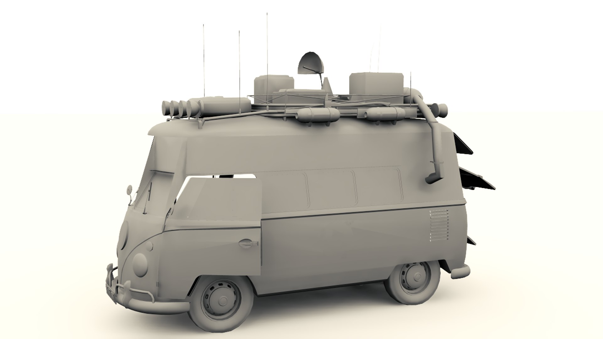 Minion Camp Van Model - TurboSquid 1179349