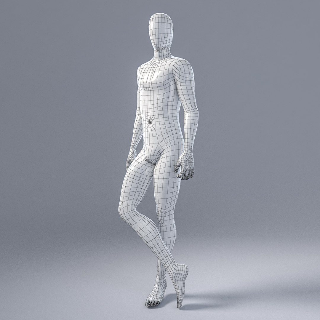 Male Mannequin 3d Model