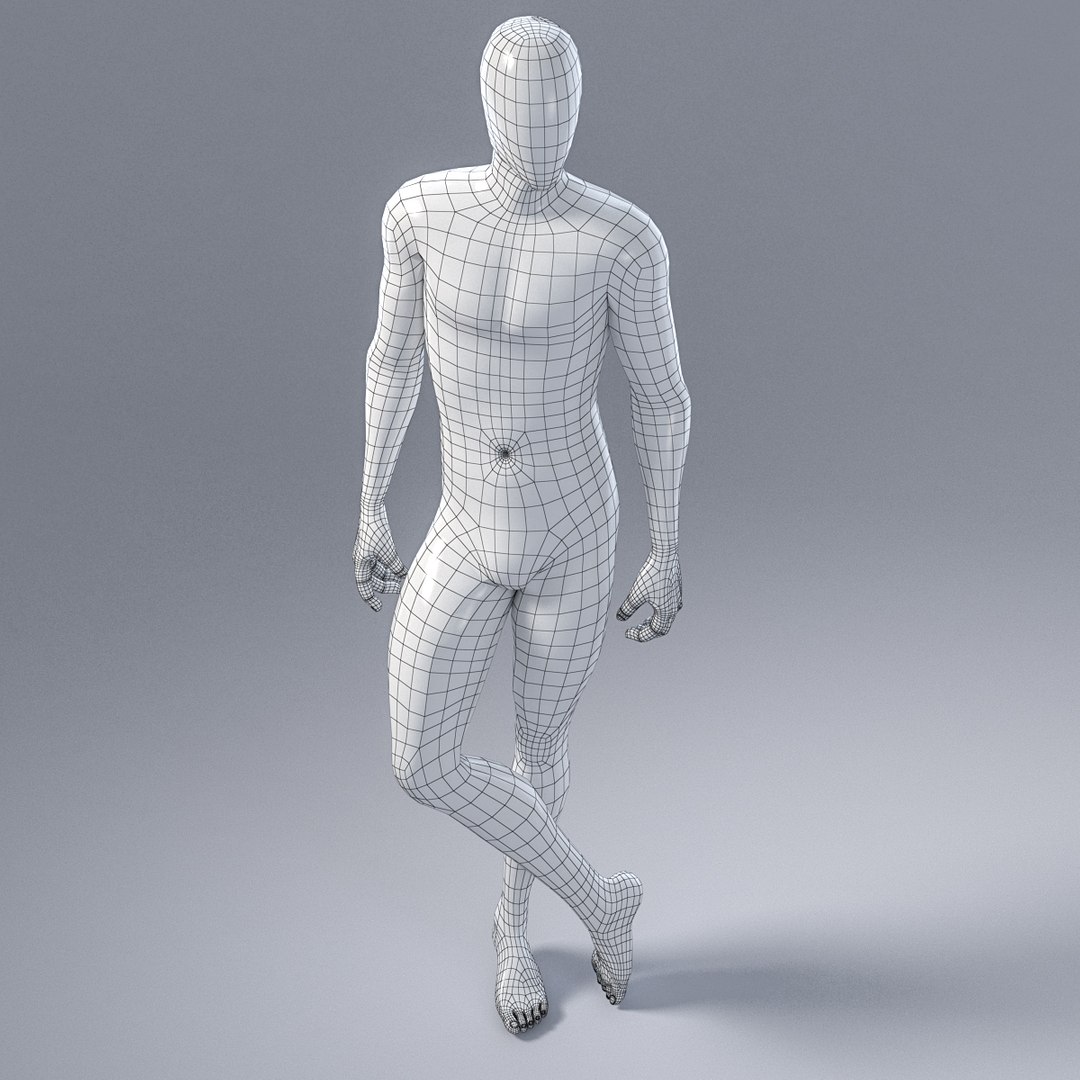 Male Mannequin 3d Model