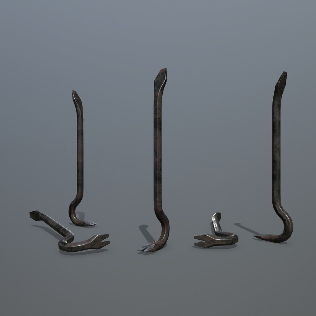 3D Model Crowbar - TurboSquid 1542936
