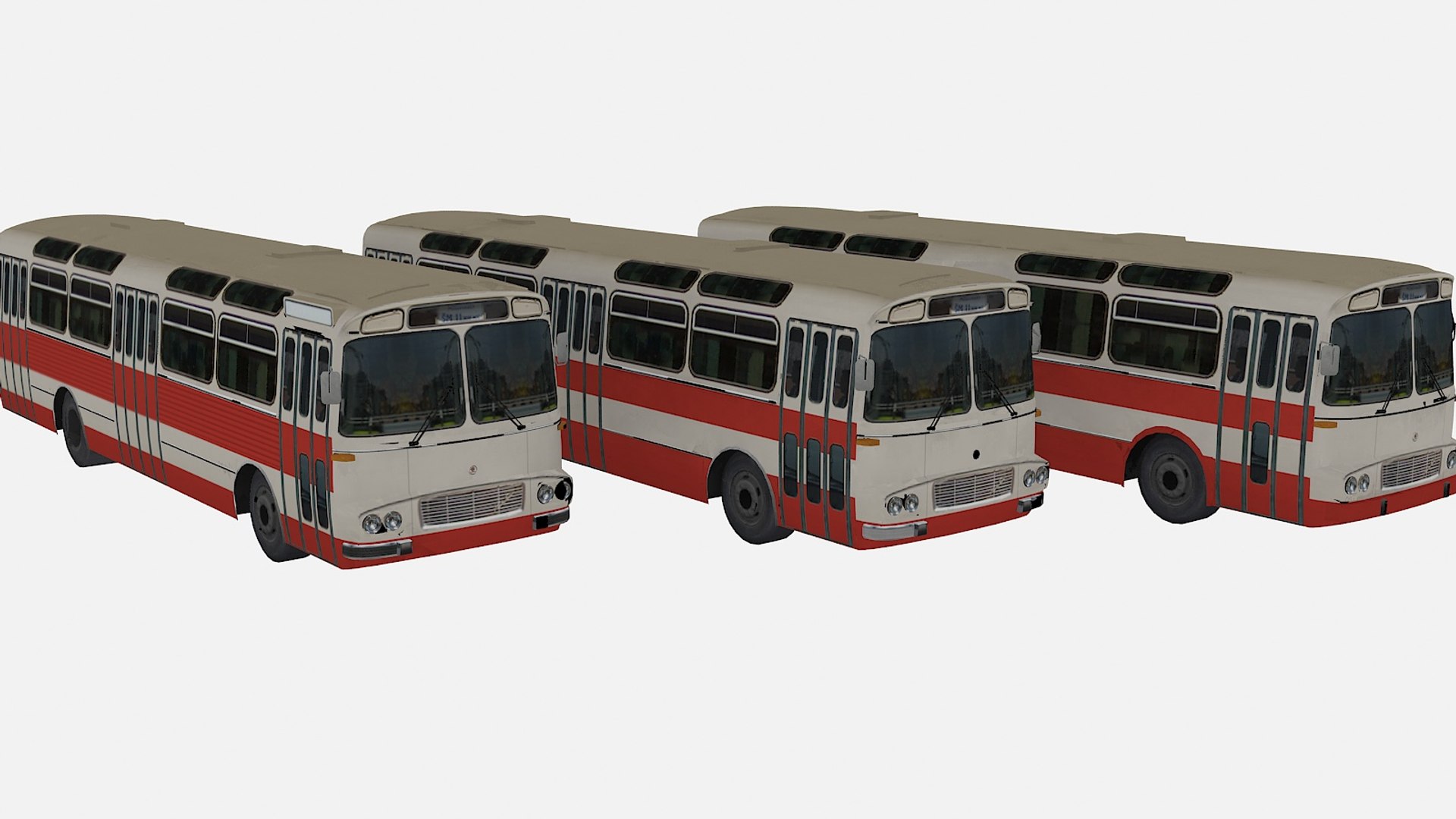 Karosa Sm11 City Bus 3d Model