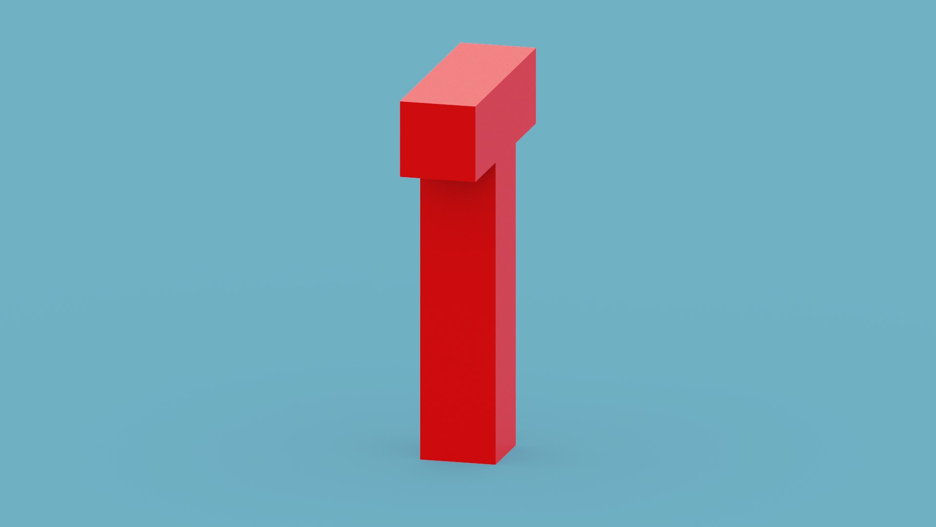 3D Pixel Letter T Model - TurboSquid 1981787