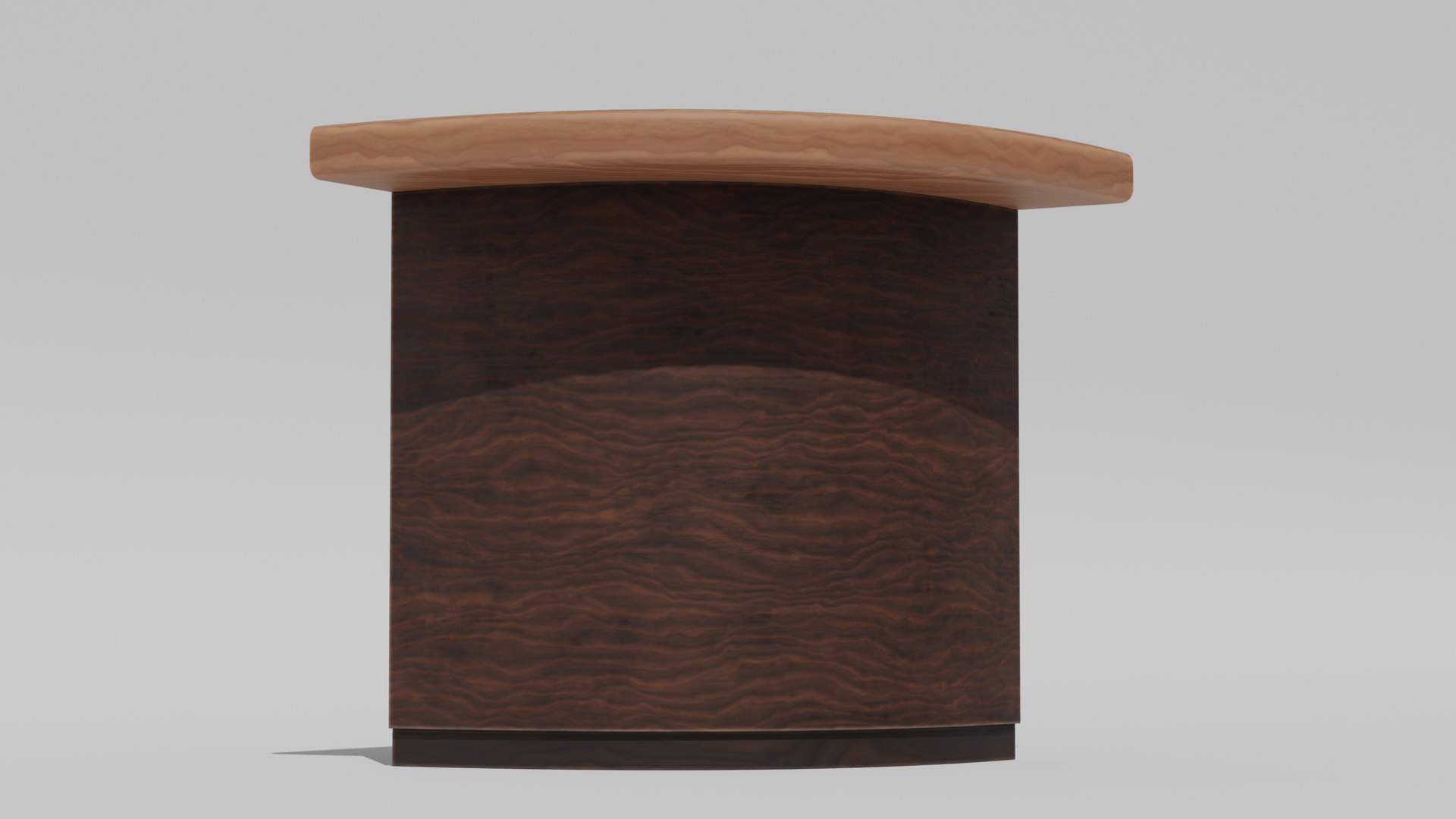 3D Japanese Furniture Kit - Counter 4 Of 7 Outer Corner Round ...