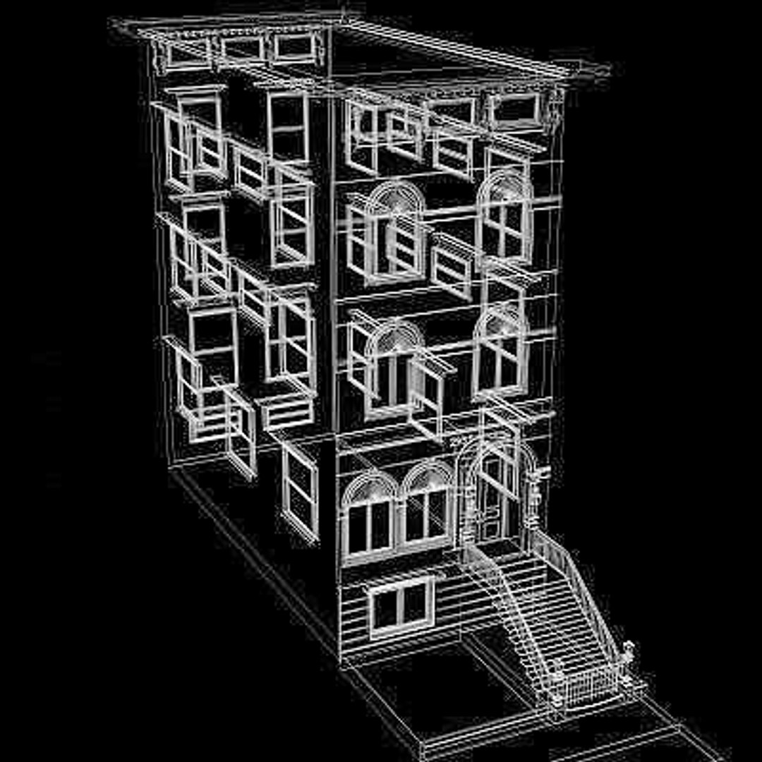 Chicago Brownstone 3d Max