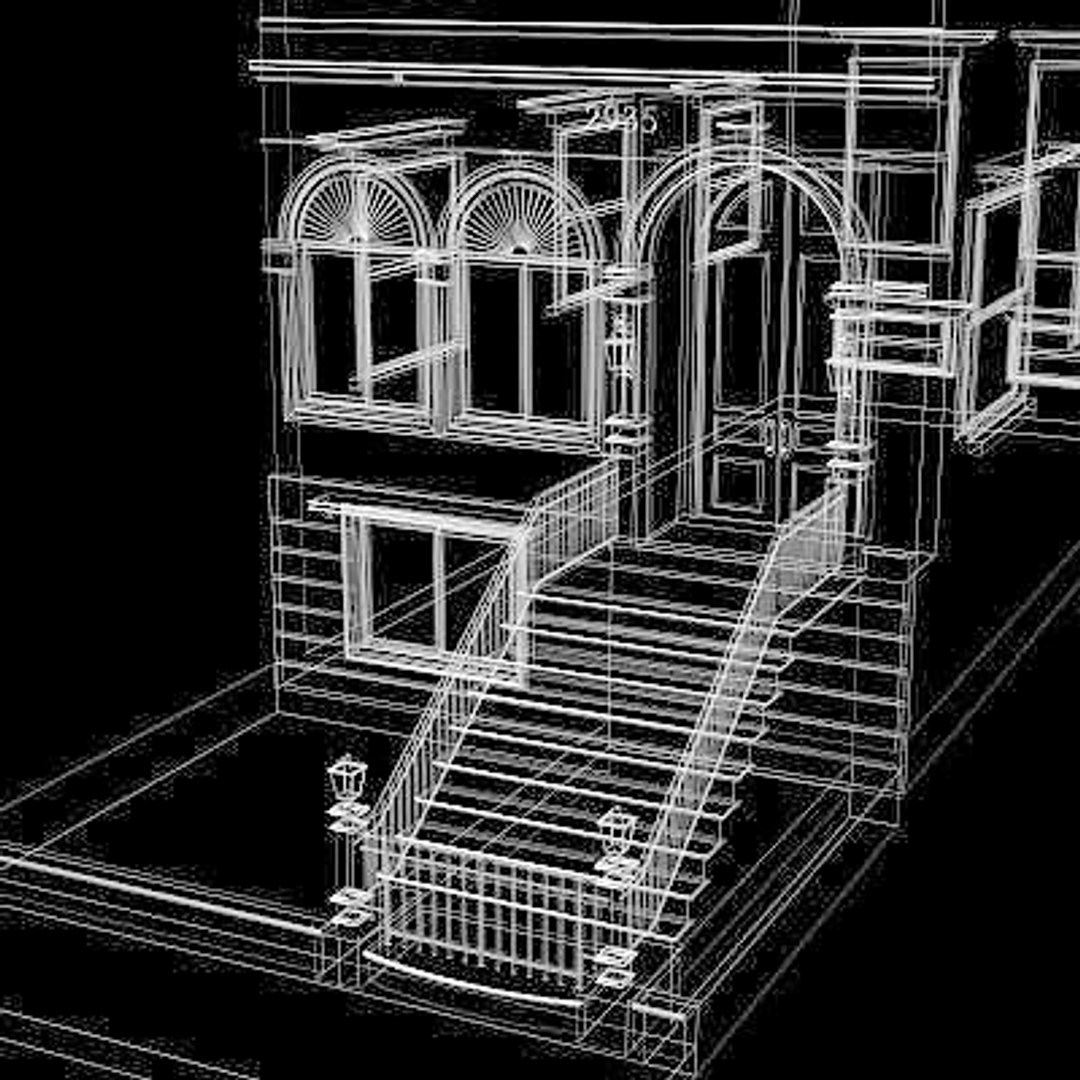 Chicago Brownstone 3d Max