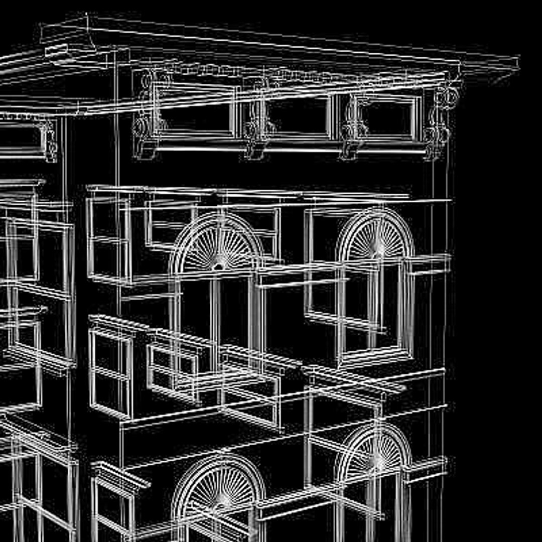 Chicago Brownstone 3d Max