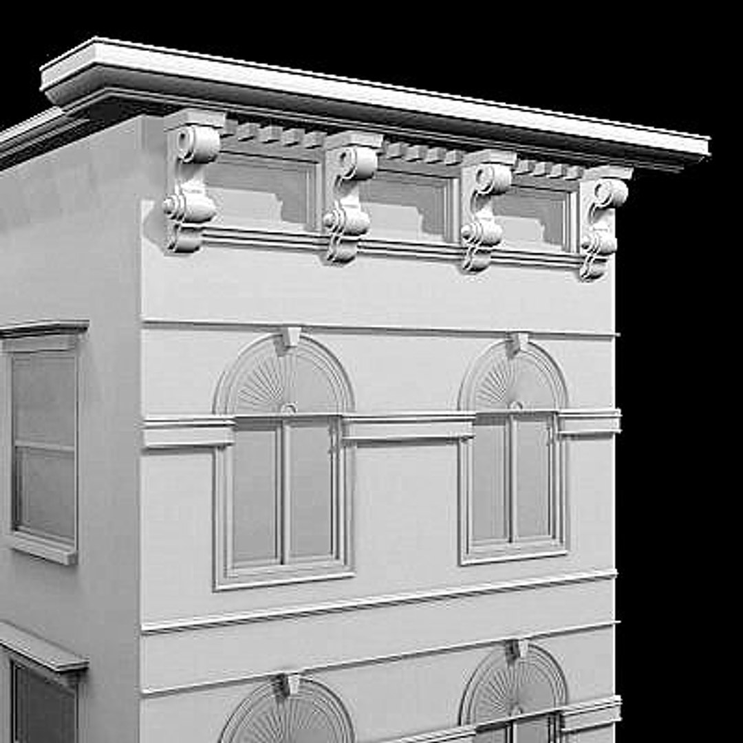 Chicago Brownstone 3d Max