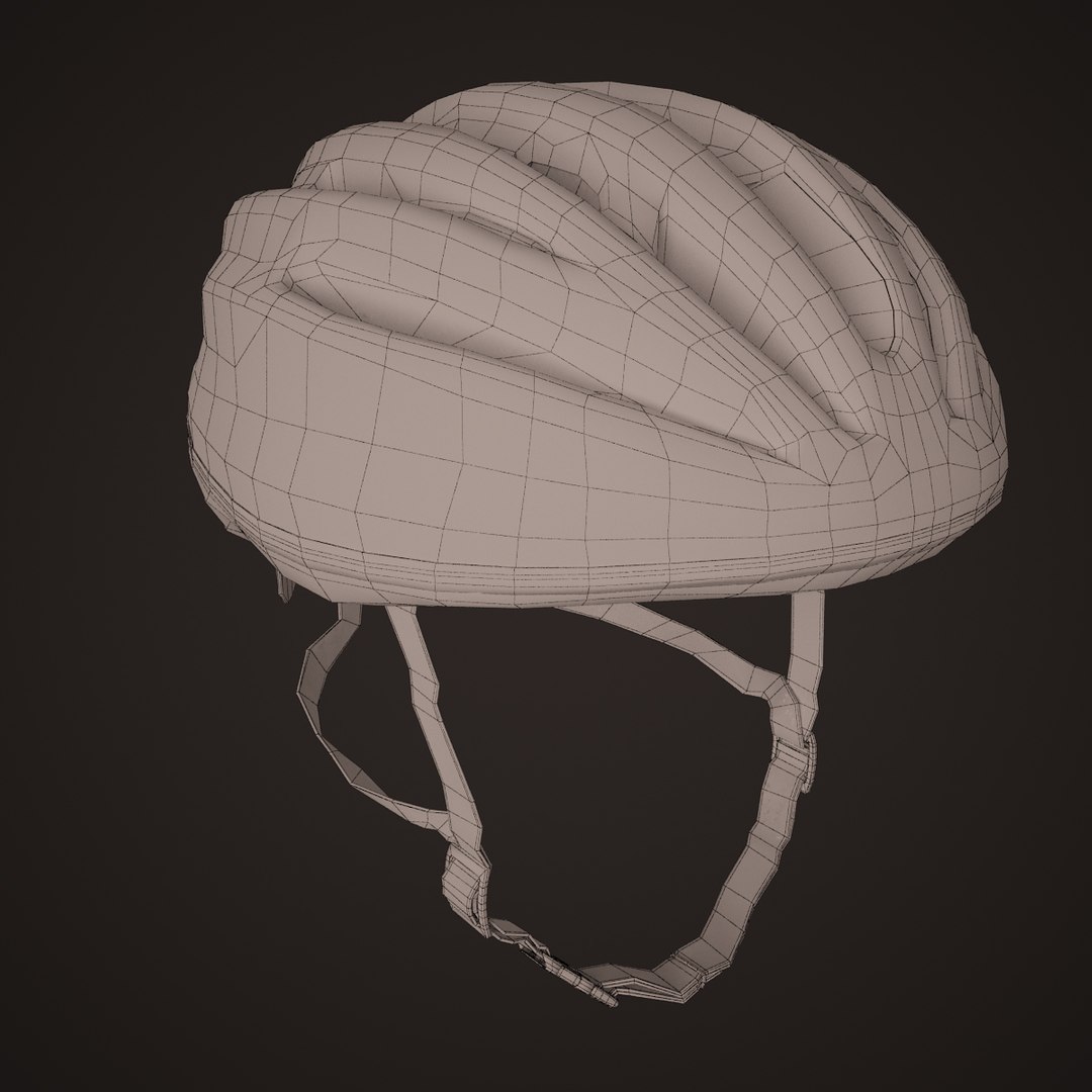 3d road bicycle helmet model