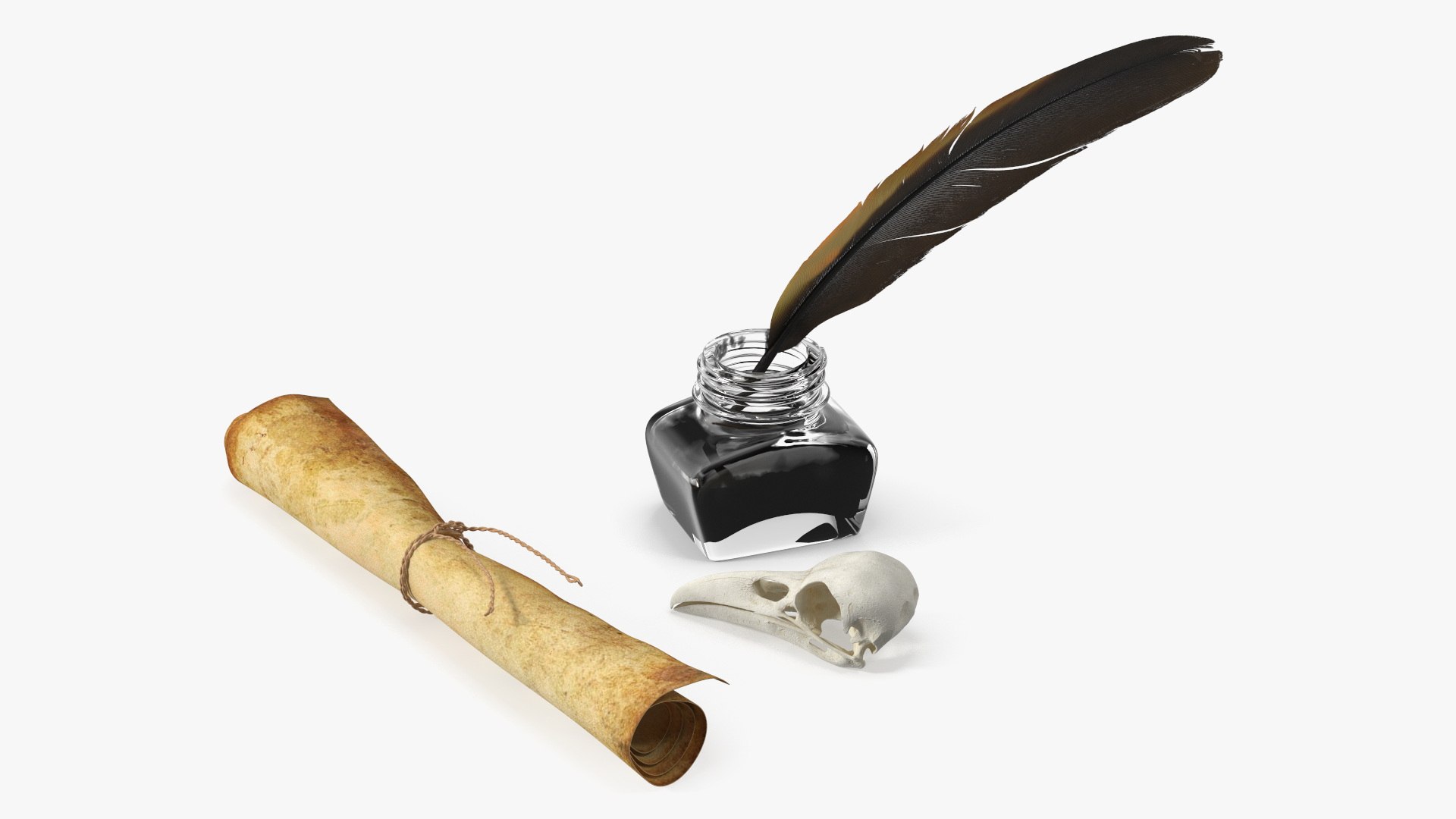 writing using feather