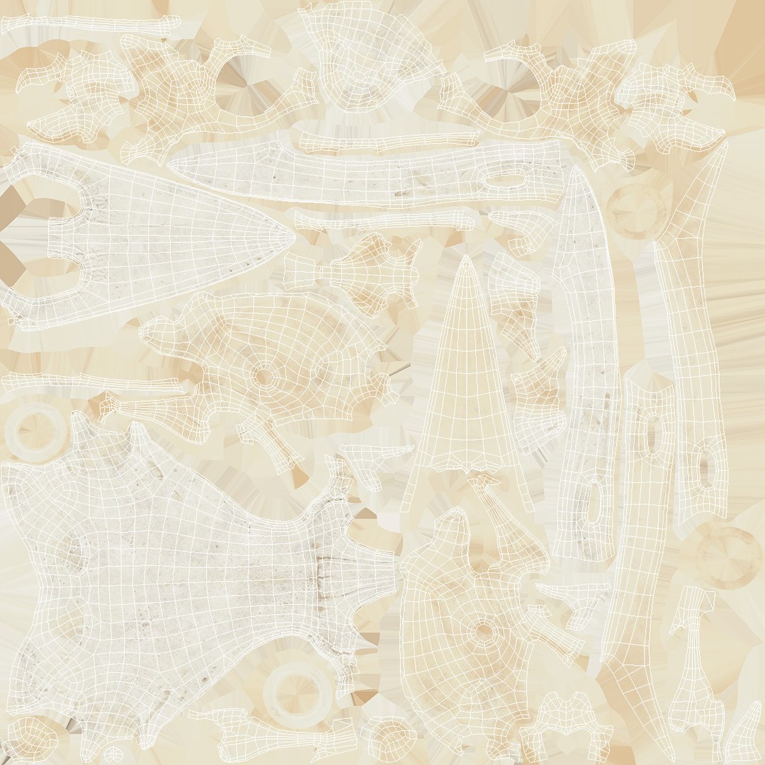 3D Model Old Writing Set With Feather Pen And Skull - TurboSquid 2384064