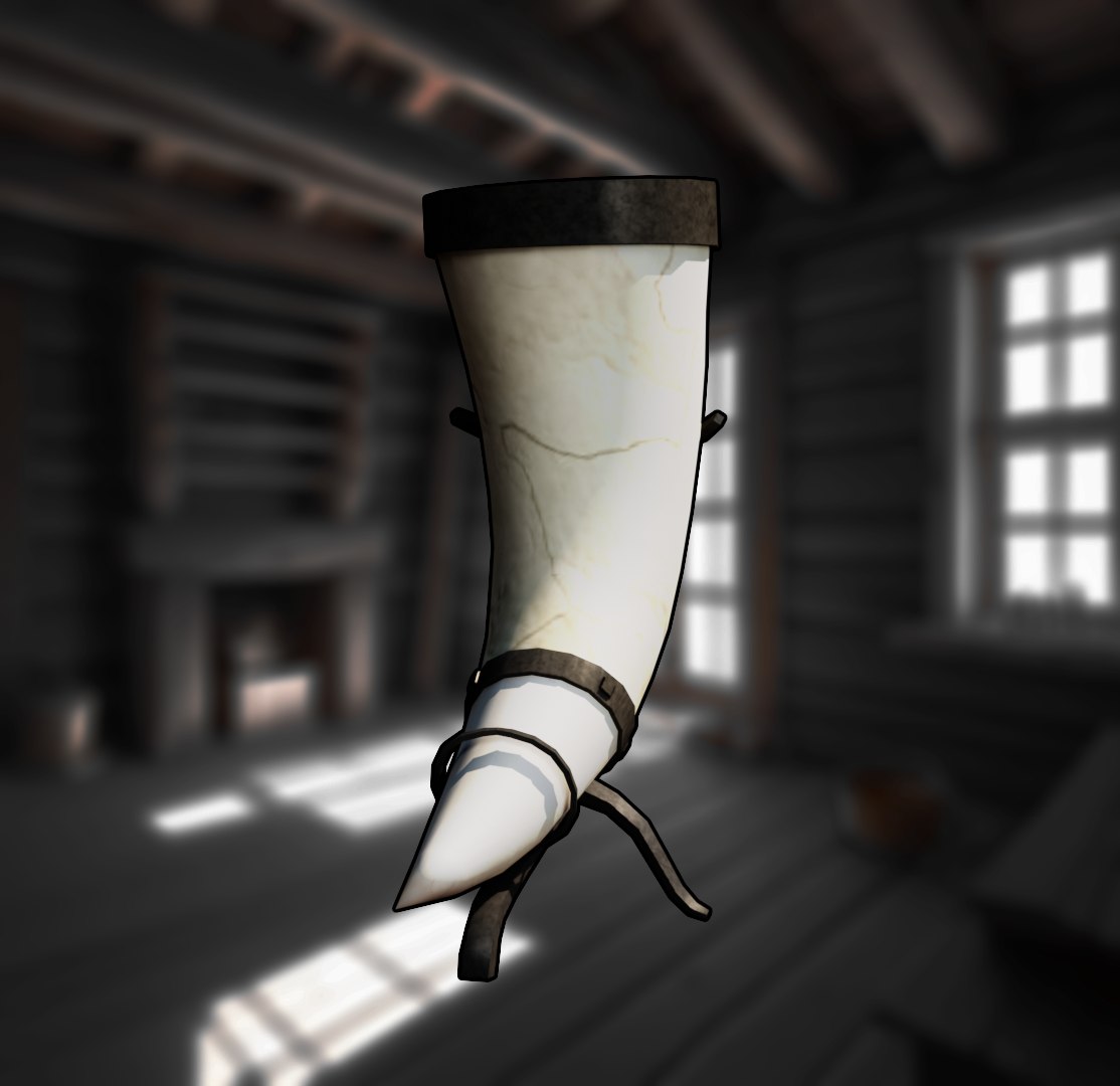 Viking Drinking Horn 3D Model - TurboSquid 2088183