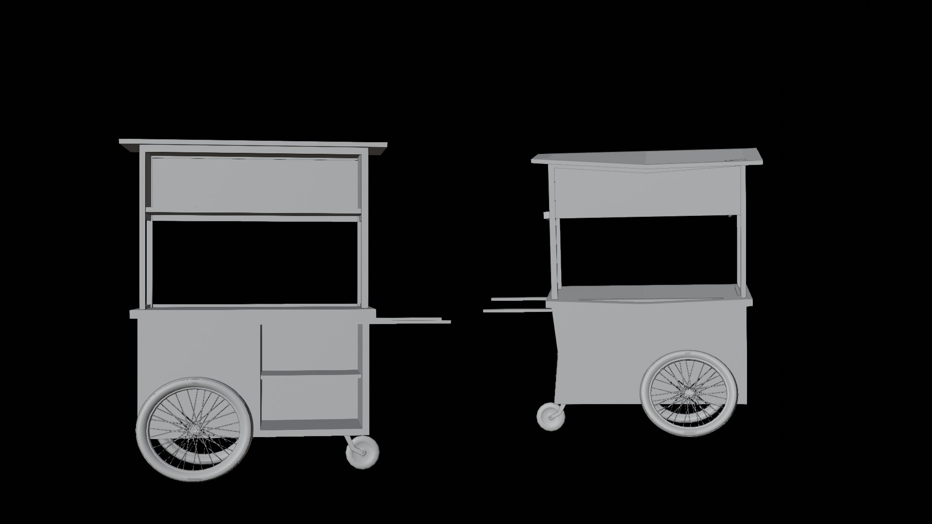 Food Cart 3D Model - TurboSquid 2041374
