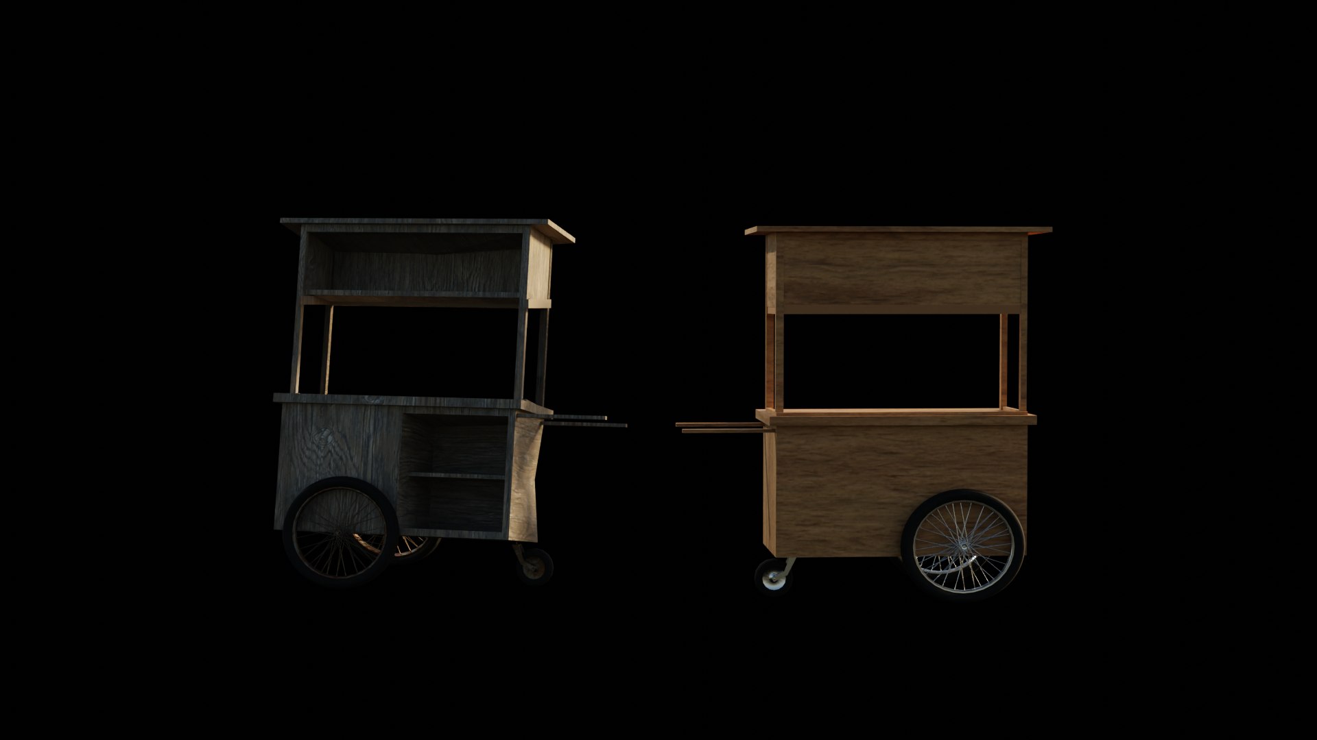 Food Cart 3D model - TurboSquid 2041374
