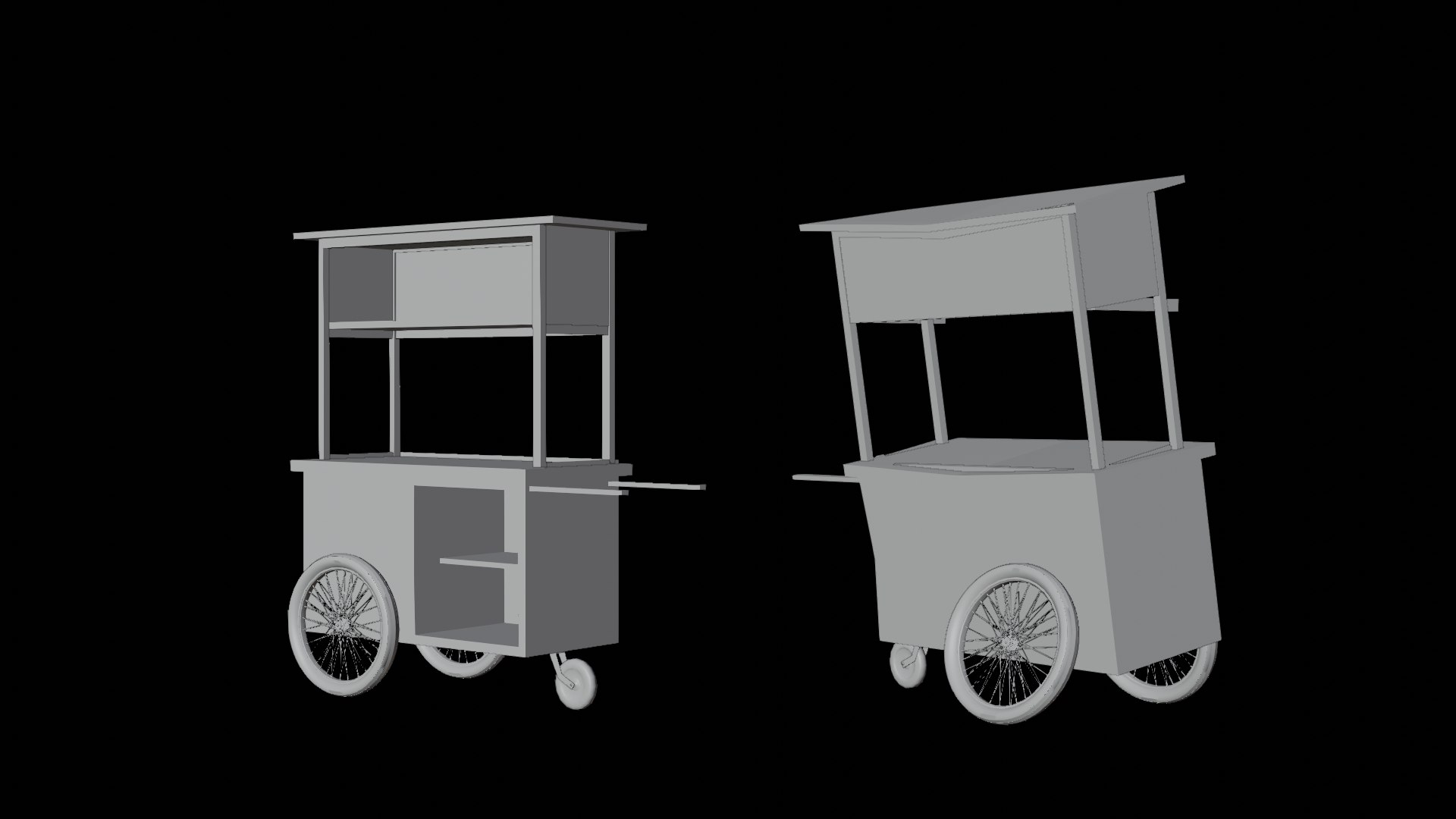 Food Cart 3D Model - TurboSquid 2041374
